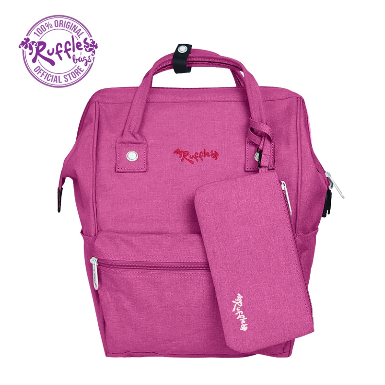 Ruffles Bags Kaye Backpack 16" Plain (2023) | Shopee Philippines