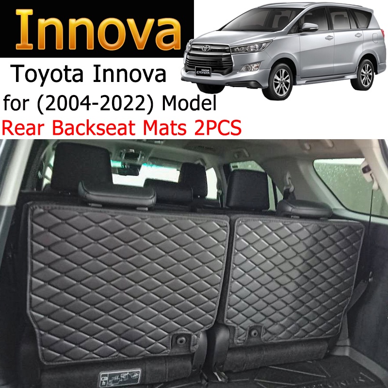 2004-2024 Toyota Innova Rear Backrest Mats Cargo Liner Trunk Tray 2015 ...