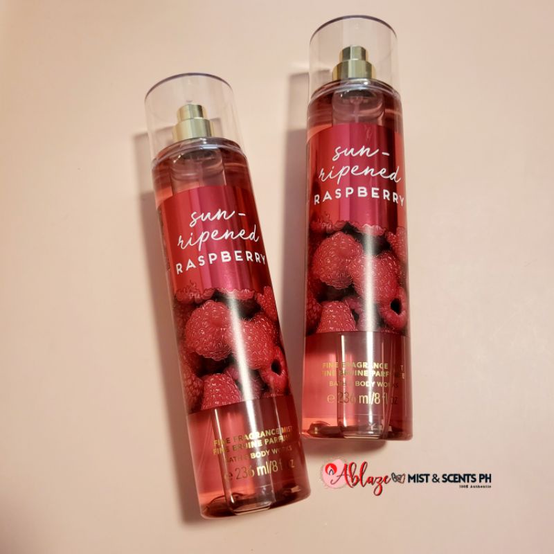 Sun Ripened Raspberry Fragrance Body Mist By Bath And Body Works Shopee