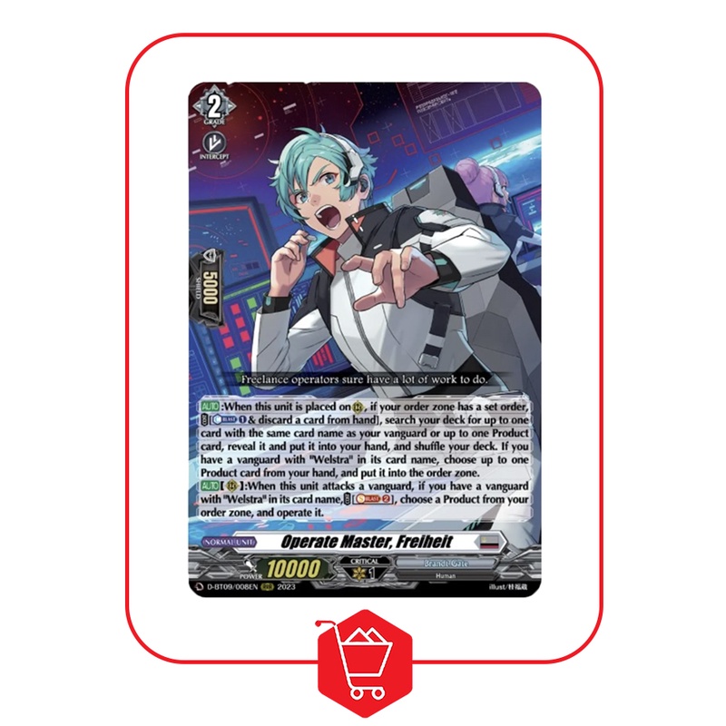 Cardfight Vanguard Singles Brandt Gate DBT09 Operate Master, Freiheitz | Shopee Philippines
