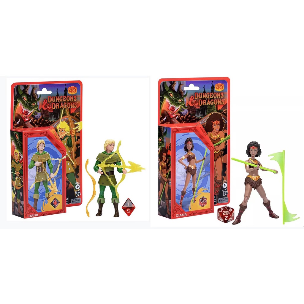 Hasbro Dragon and Dungeon animation cartoon 6 inch movable shooter Hank ...