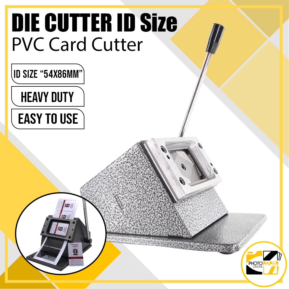 YASEN PVC Card ID Die Cutter ID Size [54x86mm] High Quality Cutter ...