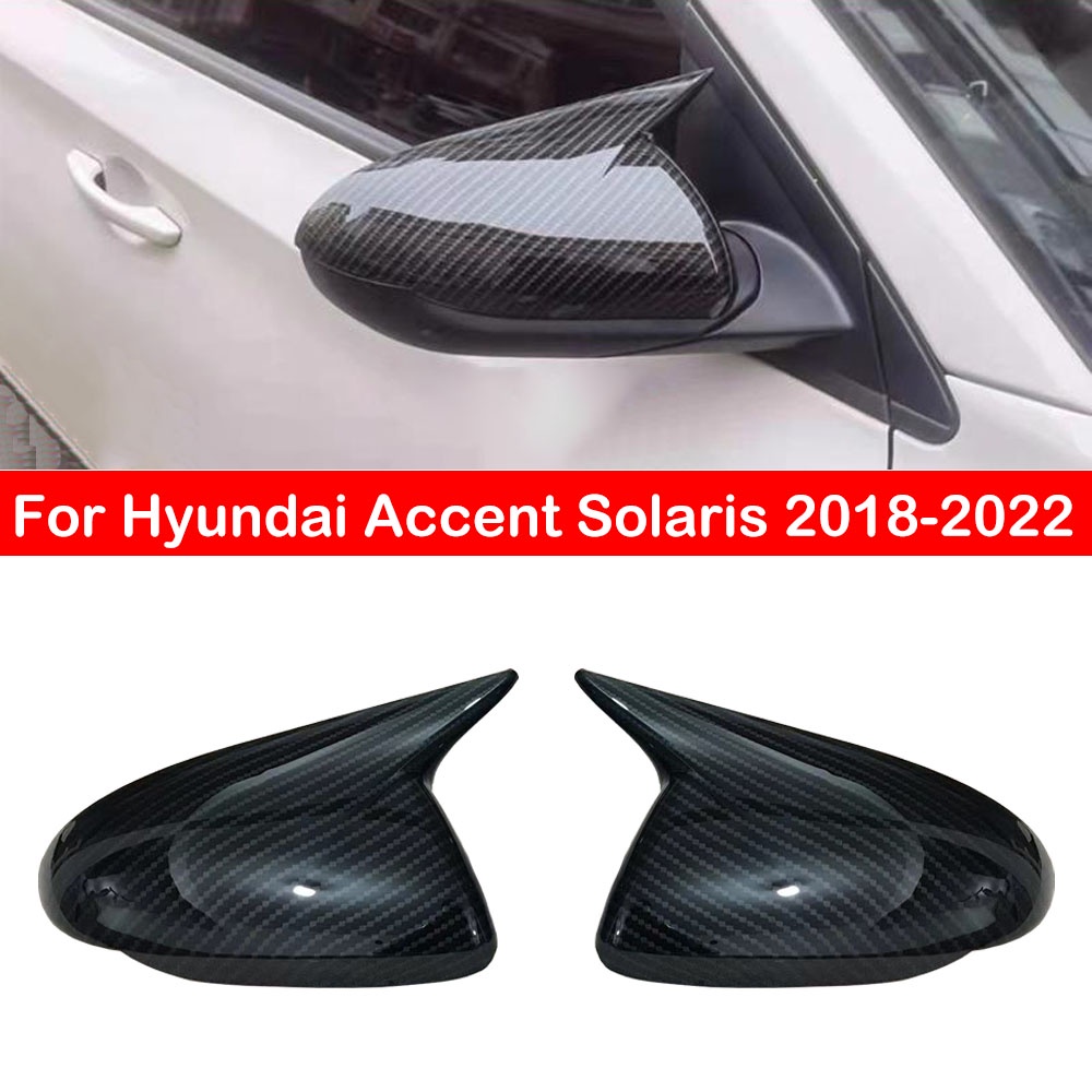 For Hyundai Accent Solaris 2018-2022 Rearview Side Mirror Cover Wing ...
