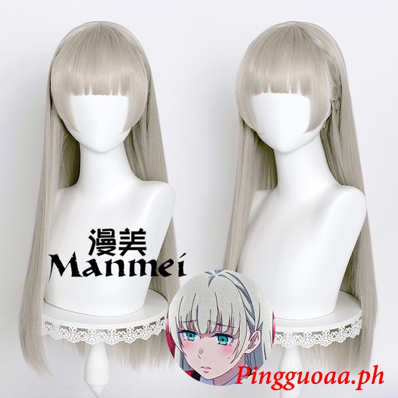 Manmei Anime Kakegurui Ririka Momobami Kirari Cosplay Wig Heat ...