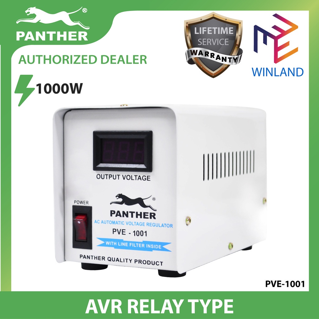PANTHER by Winland PVE-1001 AVR Relay Type, 220V AC Output, Automatic ...