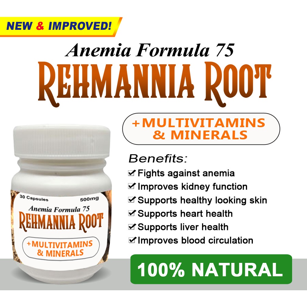 ﺴ﹉ DOK F ANEMIA FORMULA 75 REHMANNIA ROOT CAPSULE (MAIN) | Shopee ...