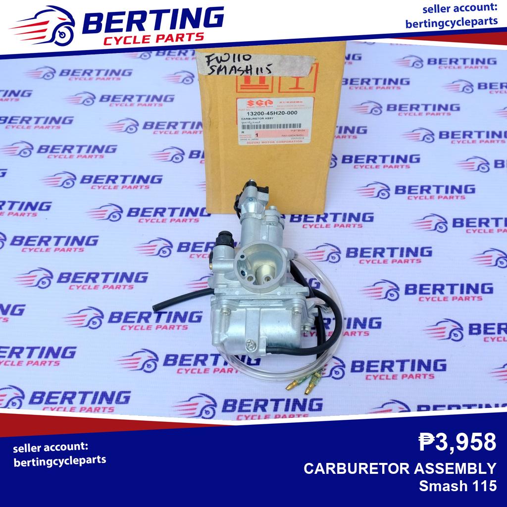 SGP CARBURETOR ASSEMBLY Suzuki Smash 115 Genuine 13200-45H20-000 ...