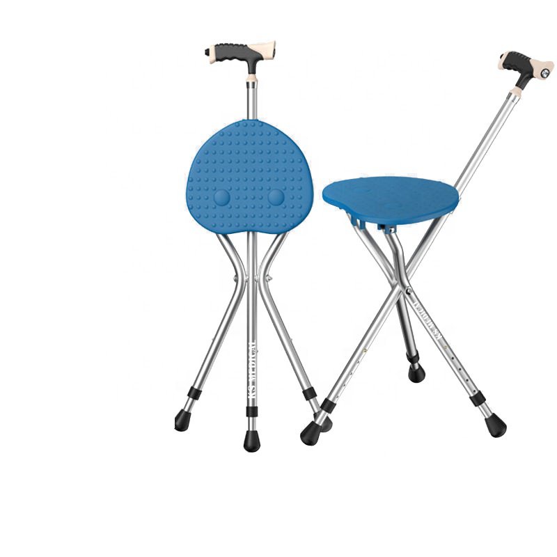 KSMED Walking Stick with Seat KSM-CS Adjustable Lightweight Folding ...