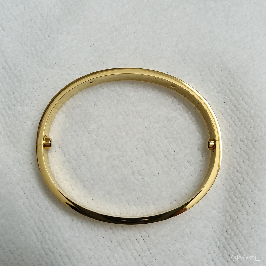 Fashion Popular Romance Zircon 925 Sterling Silver Couple Love Bangle ...