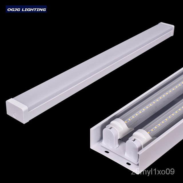 OGJG 2ft 4ft 5ft T8 fluorescent light G13 lamp holder dustproof PC lens ...