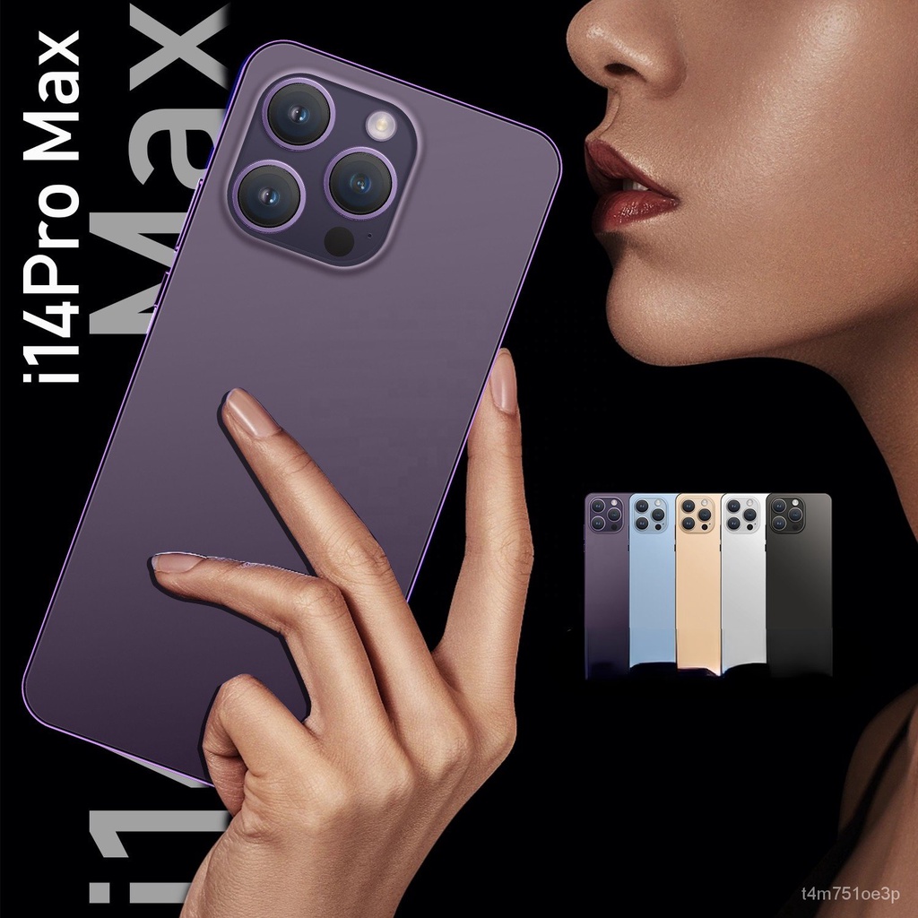 Global version New Arrivals i14 Pro Max Smartphones 7.3 inch 12GB+512GB ...