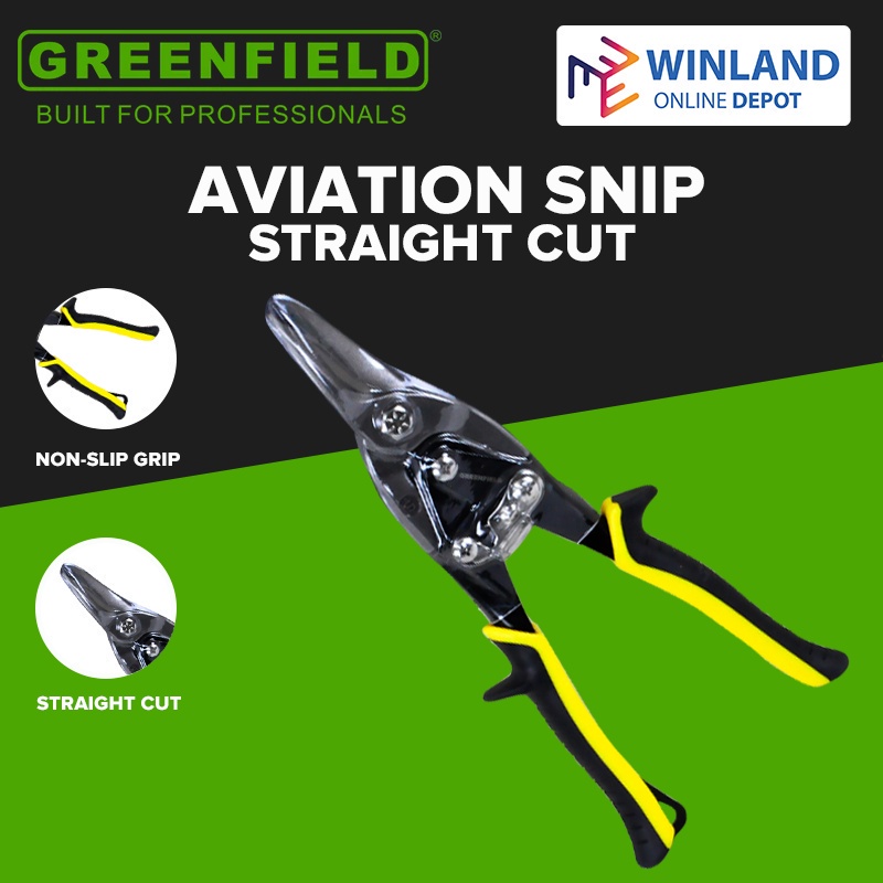 Greenfield by Winland Aviation Snip Scissor-Straight Cut 02-01-00002 ...