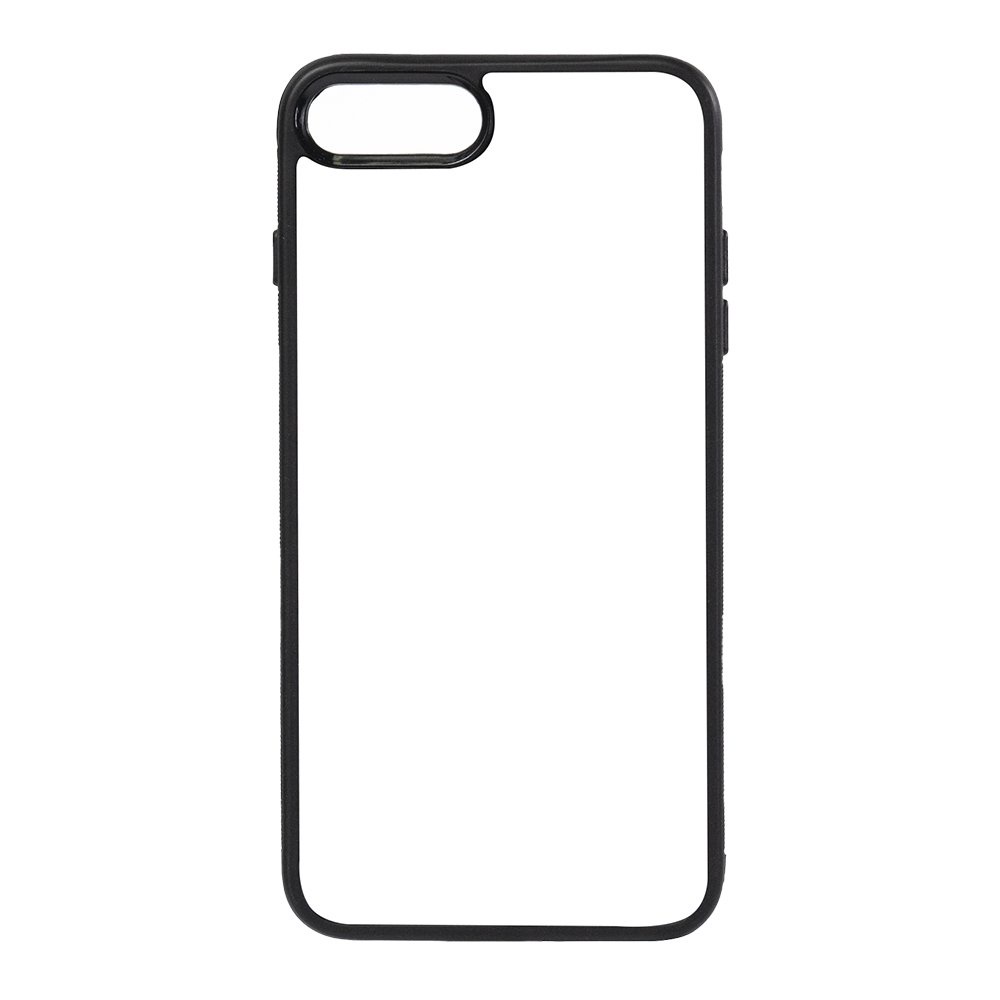 Sublimation blank luxury designer logo Mobile 2d Cover For Simple Black ...