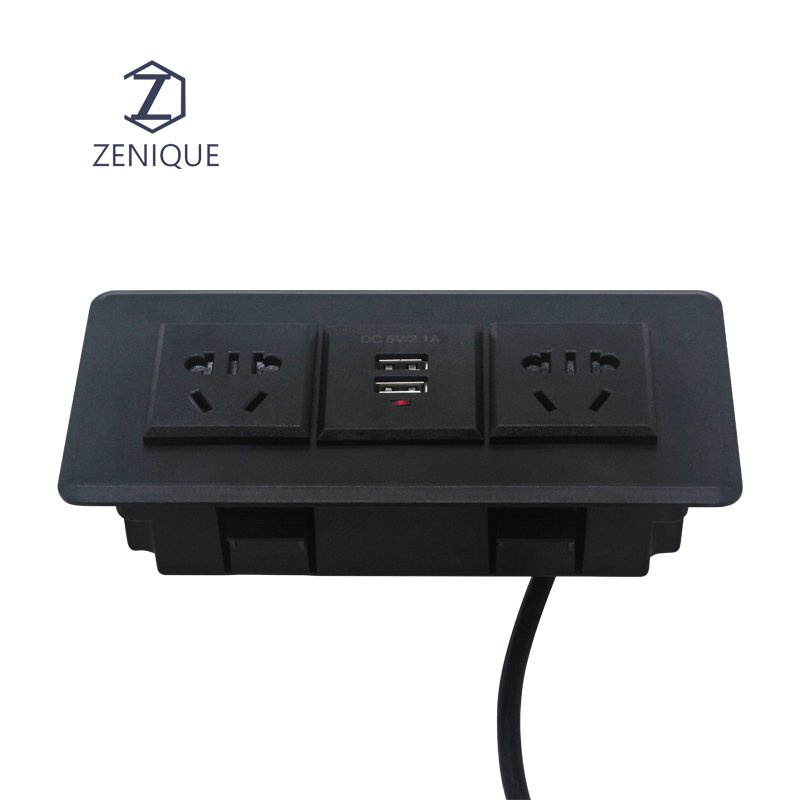 office furniture electrical desk tabletop sockets table top power ...