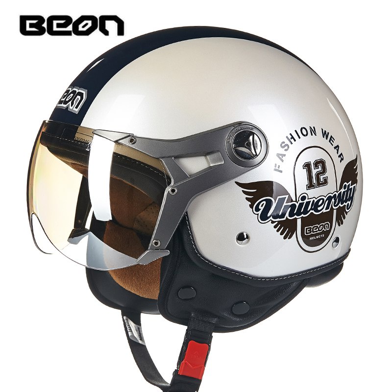BEON four seasons universal motorcycle helmet unisex vintage helmet ...