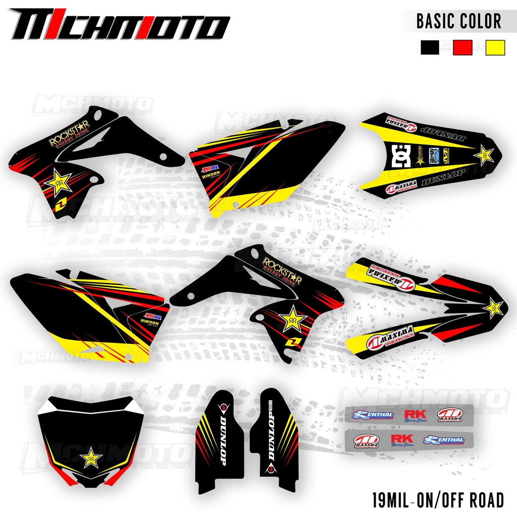 MCH Full Graphics Decals Stickers Motorcycle Background For SUZUKI ...