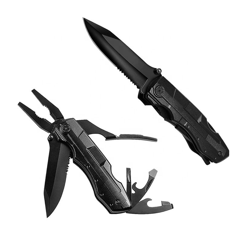 Outdoor Folding Multi Tool Knife Plier MultiTool Pocket Knife Tactical ...