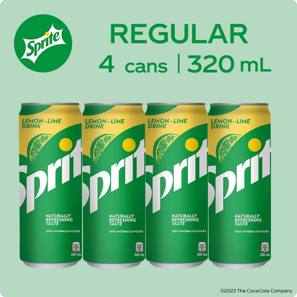 Sprite Regular 320ml - Pack of 4 | Shopee Philippines