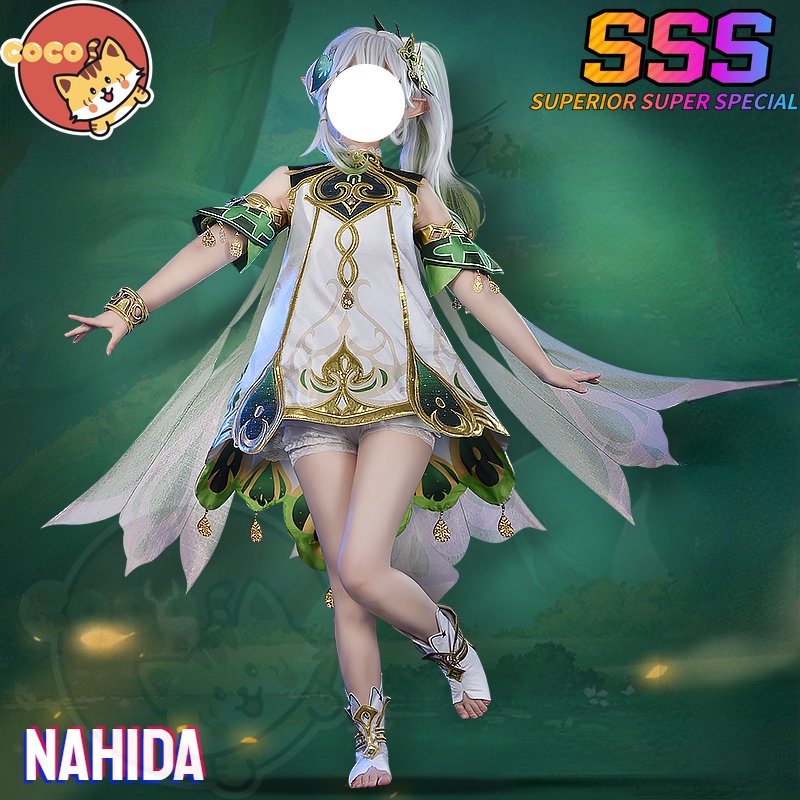 CoCos-SSS Game Genshin Impact Nahida Cosplay Costume Game Cos Genshin ...