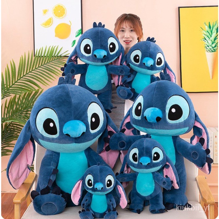 New Stitch doll cute station version Stitch plush toy throw pillow ...