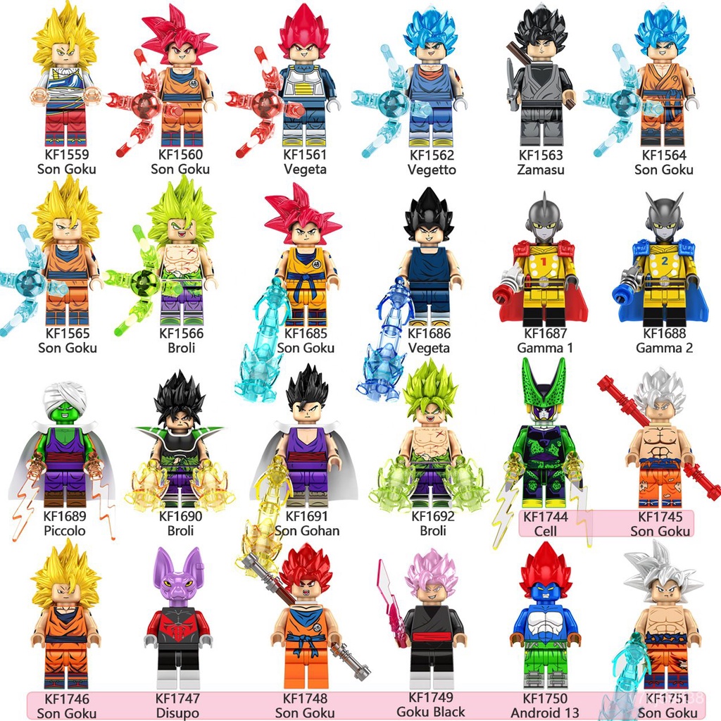 KF6158 KF6142 Japan Anime DBZ Cartoon Anime Dragon Son Goku Vegeta ...
