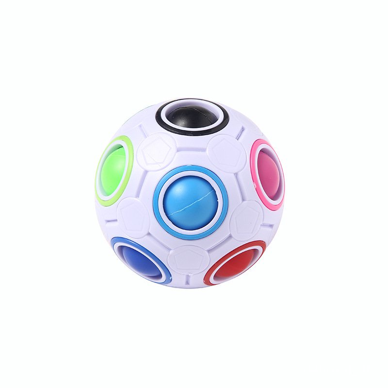 Hot New Fidget Spinning Top Rainbow Magic Ball Fidget Toys Cube Set ...
