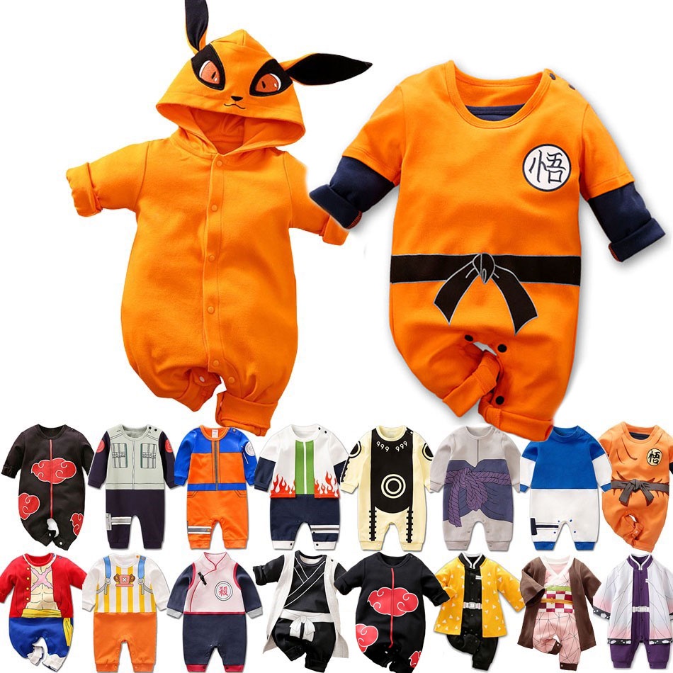 Anime Baby Clothes Newborn Boy Girl Rompers Infant Akatsuki Frieza ...