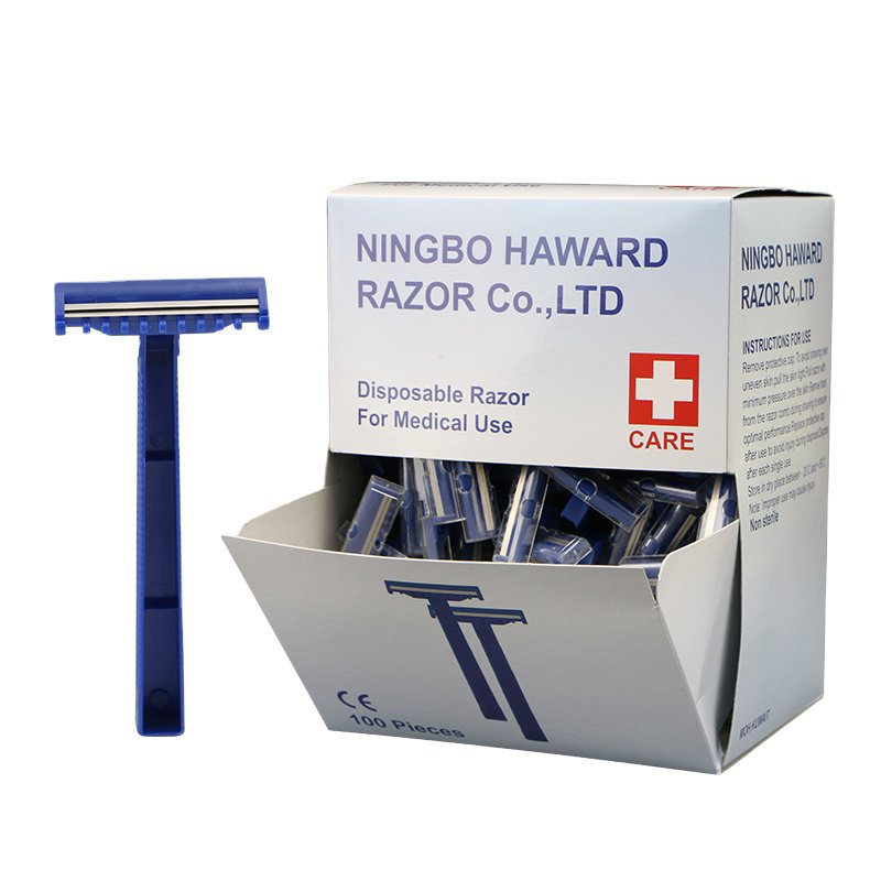 Medical Razor with Comb Stainless Steel Razor Blade Twin Blade Mens ...