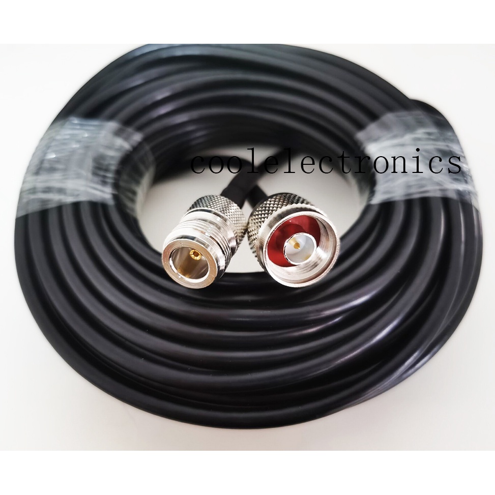 RG58 50-3 N male Plug to N Female Jack RF Connector Coax Coaxial ...