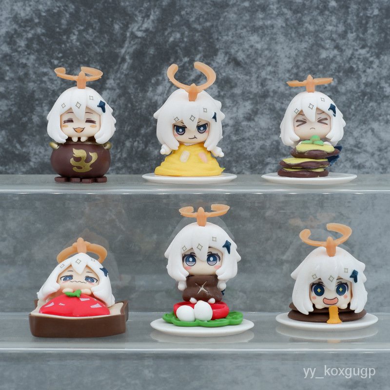 Wholesale eat food Game Character japanese anime girl figures Toy Blind ...