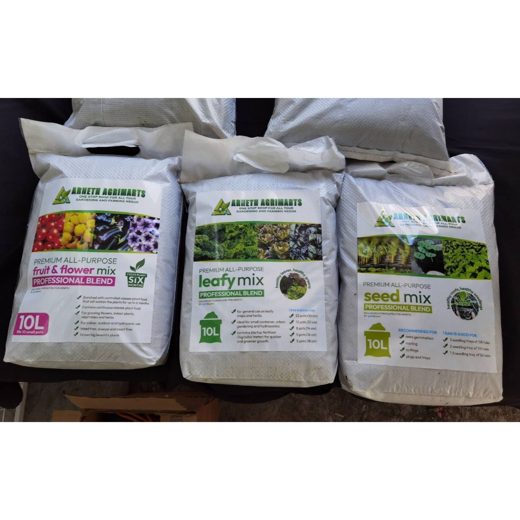 GRAB & GROW PROFESSIONAL BLEND POTTING MIXES BY BUKID AMARA | Shopee ...