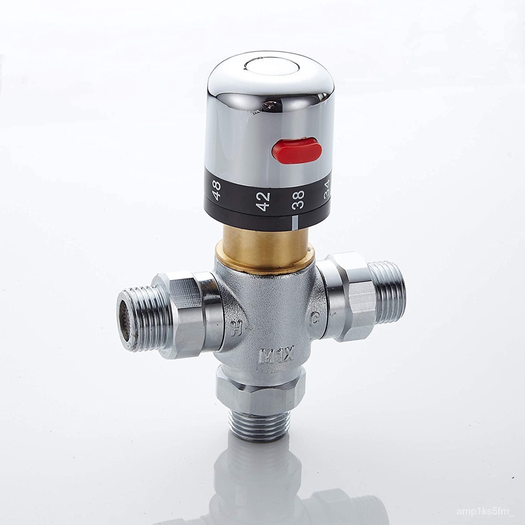 3 Way Thermostatic Mixing Valve Water Temperature Control Valve Solid ...