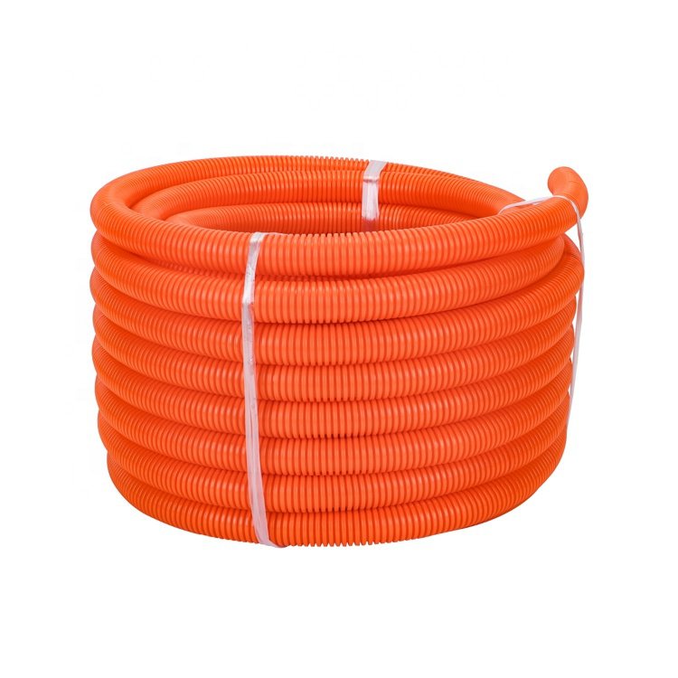 Direct Shipping OEM Heat Resistant Corrugated Tube Plastic Pipe PVC ...