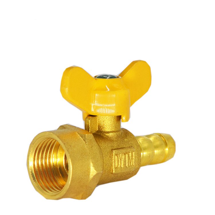 Brass Female Hose Barb Gas Valve with Butterfly Handle | Shopee Philippines