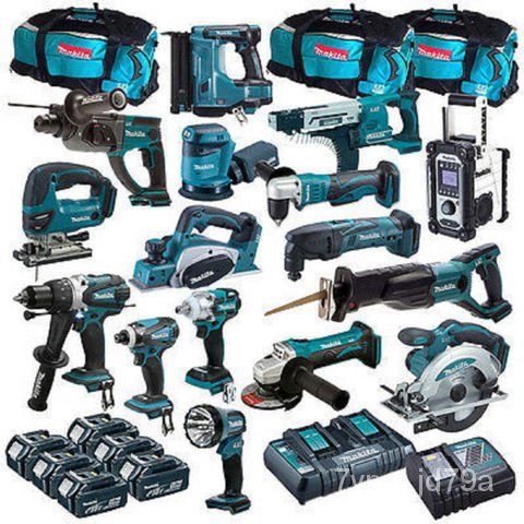 New Original Makitas LXT1500 18-Volt LXT Lithium-Ion Cordless 15-Piece Combo Kits | Shopee ...
