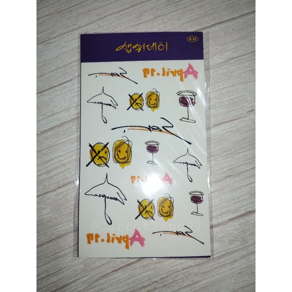 Mamamoo Wheein Tattoo Sticker Birthday MD | Shopee Philippines