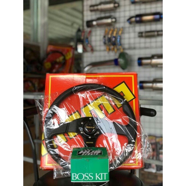 ♀Momo Steering Wheel UNIVERSAL with Boss Kit Hub (FAST SHIPPING ...