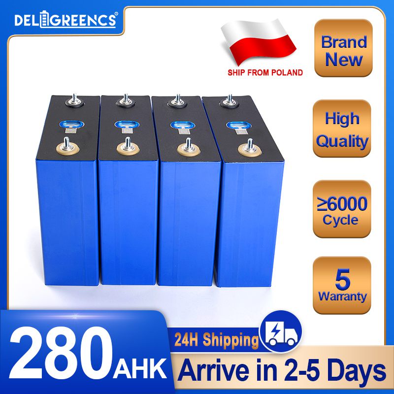 Lifepo4 Battery EVE 280AH 12V 24V Grade A Batteries Pland Stock Battery ...