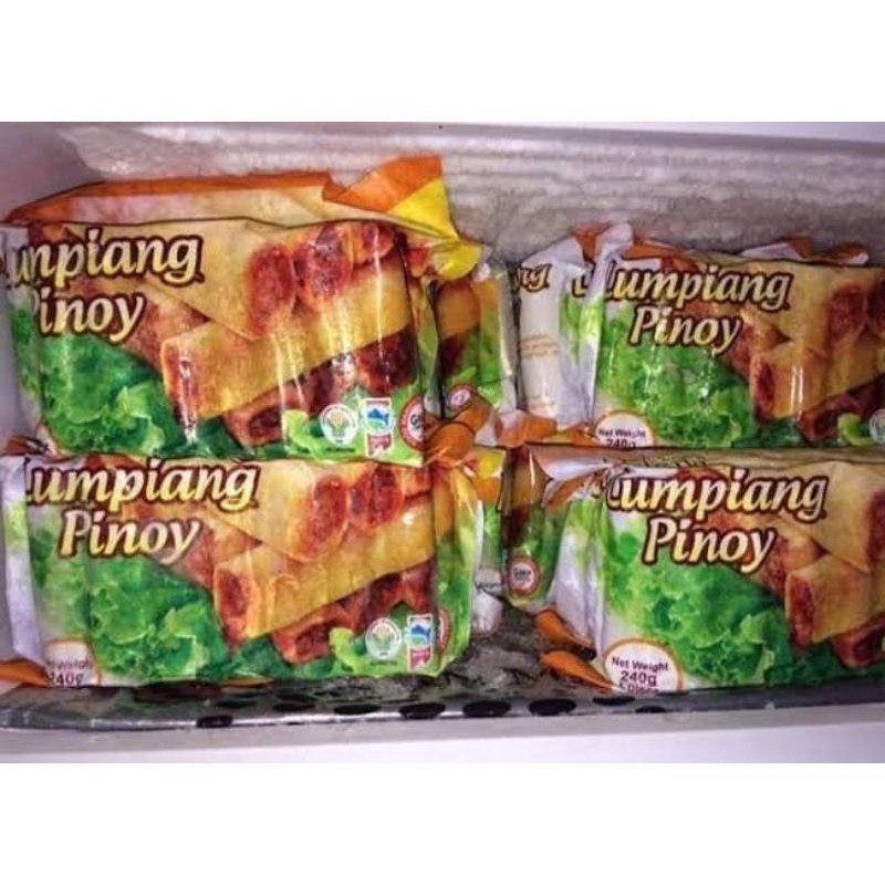 ☢ﺴ FROZEN LUMPIANG PINOY 240Grams | Shopee Philippines