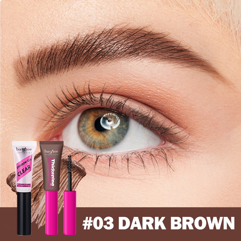 Bayfree Eyebrow Gel Set Clear Eyebrow Gel + Brow Gel Tinted Dye ...