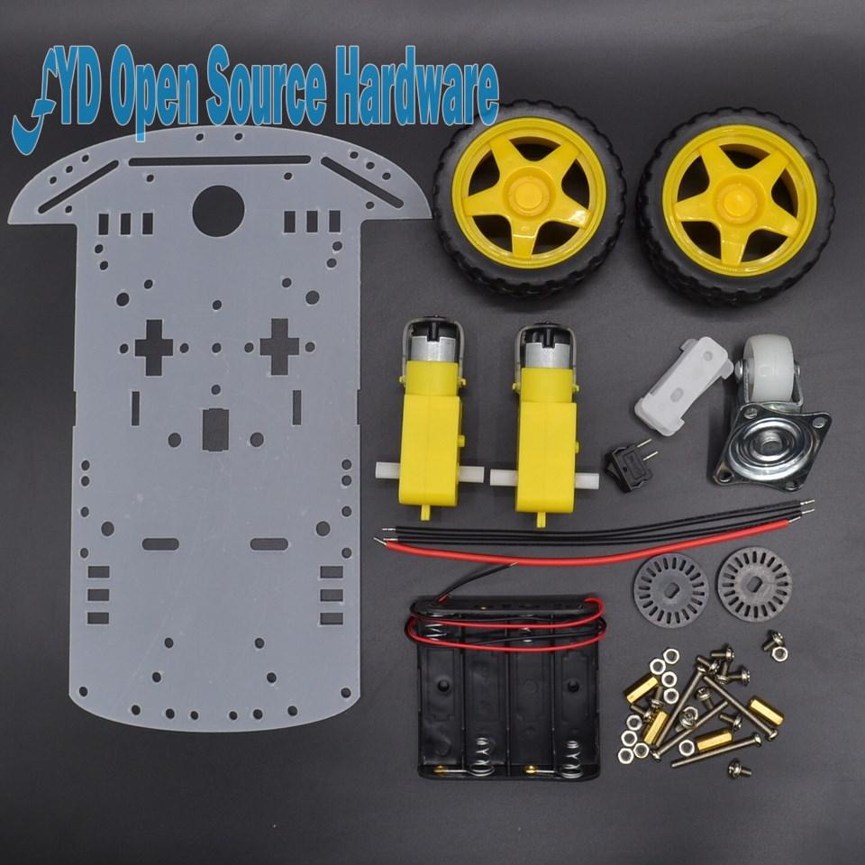 1 set New Motor Smart Robot Car Chassis Electronic Manufacture DIY Kit ...