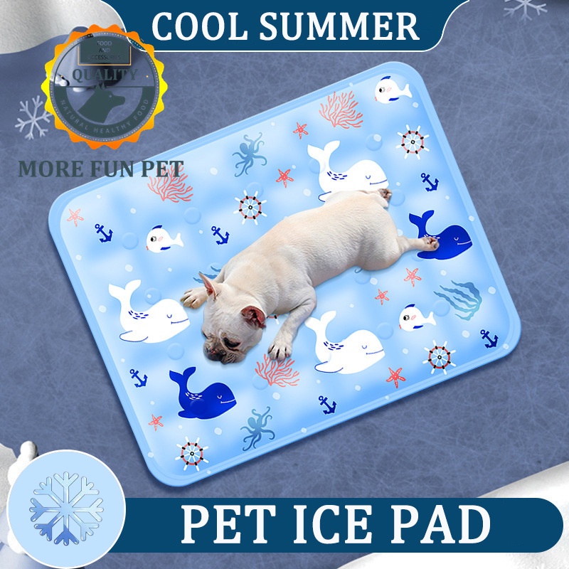 Pet Cooling Pad For Dogs Gel Ice Pad Summer Quick Cooling Sleeping Mat ...