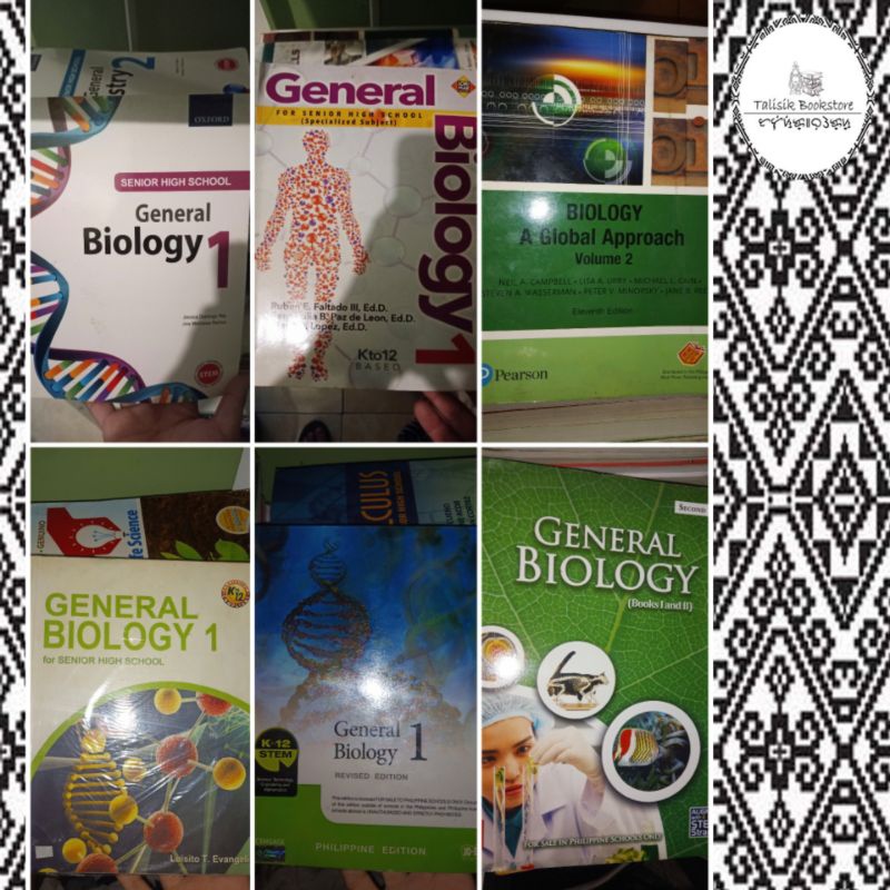 Original General Biology Books Senior High/SHS (Humss, stem, abm) Grade ...