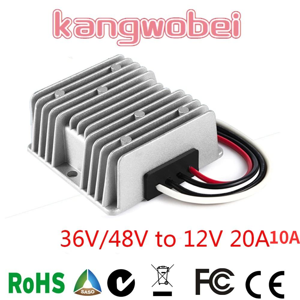 48VDC to 12VDC 10A 20 AMP 36V 48V to 12V 20A Voltage Converter DC DC ...