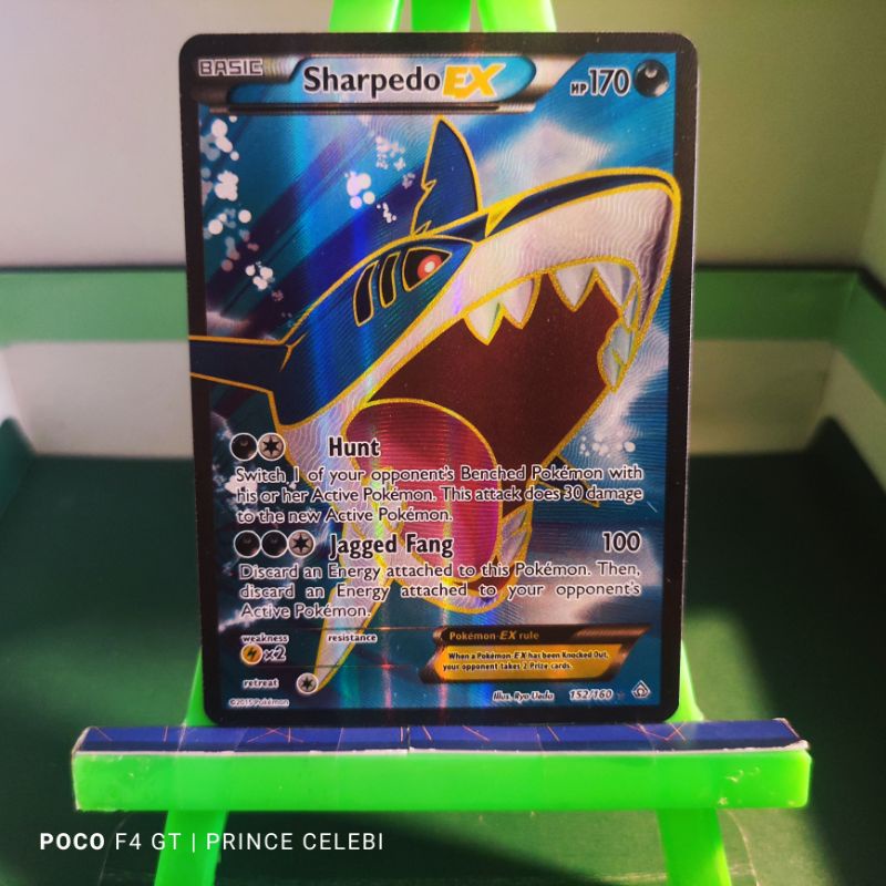 Pokemon TCG - Sharpedo EX Full Art | Shopee Philippines