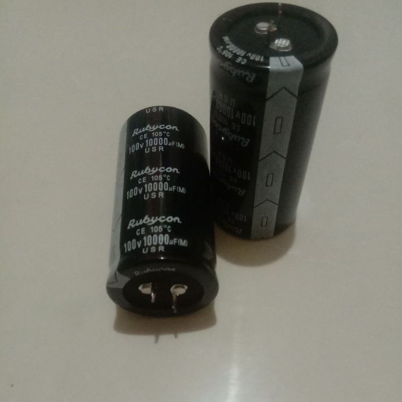 rubycon 100v 10,000uf 35* 70mm original sold per pc | Shopee Philippines