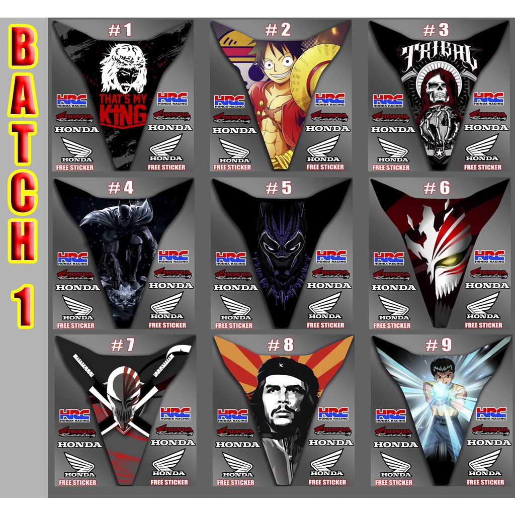 Honda click game changer front panel sticker ( high quality Non-fade ...