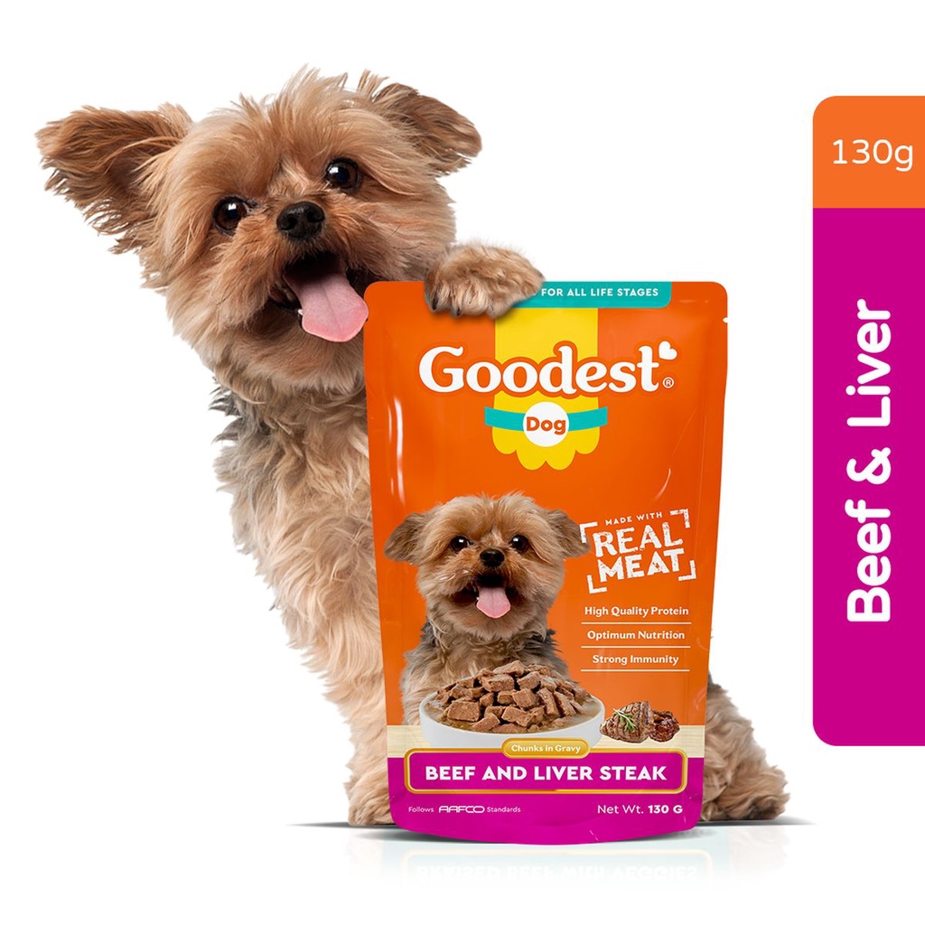 [FREE GIFT] Goodest Dog Beef and Liver Steak (130g) | Shopee Philippines