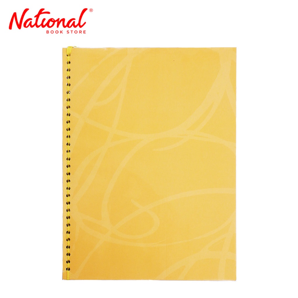 Premiere Notes Yarn Notebook Printed 5.83x7.87 inches Mustard Swirls ...