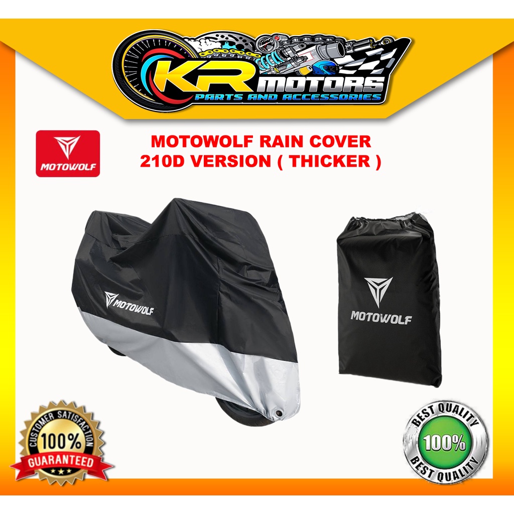 Motowolf Universal Motor Cover / Motorcycle Cover Anti-Dust and ...